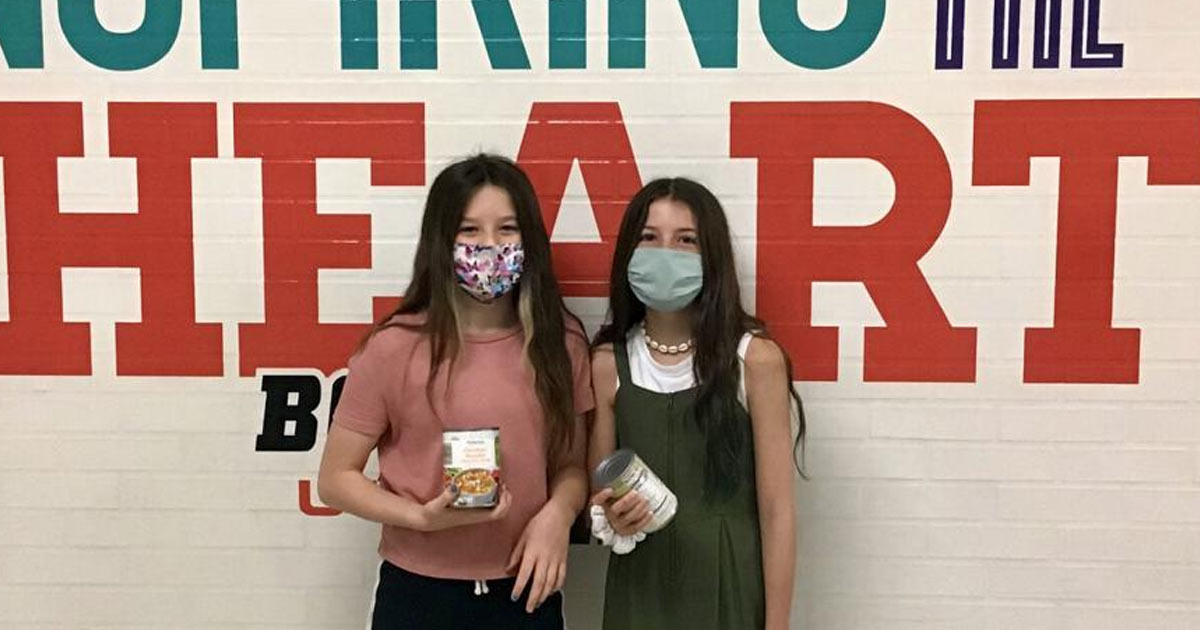 Boyce Middle School drive collects 600 pounds of food for SHIM - SHIM